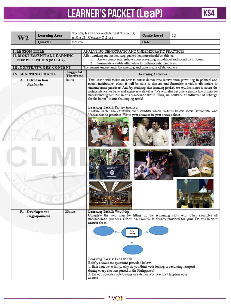 Q4 W2 Trends, Networks - KSA-LeaP | PDF | Democracy | Political Ideologies