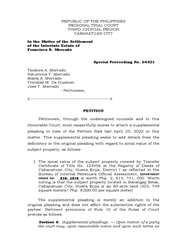 Motion To Amend Complaint | PDF | Pleading | Separation Of Powers