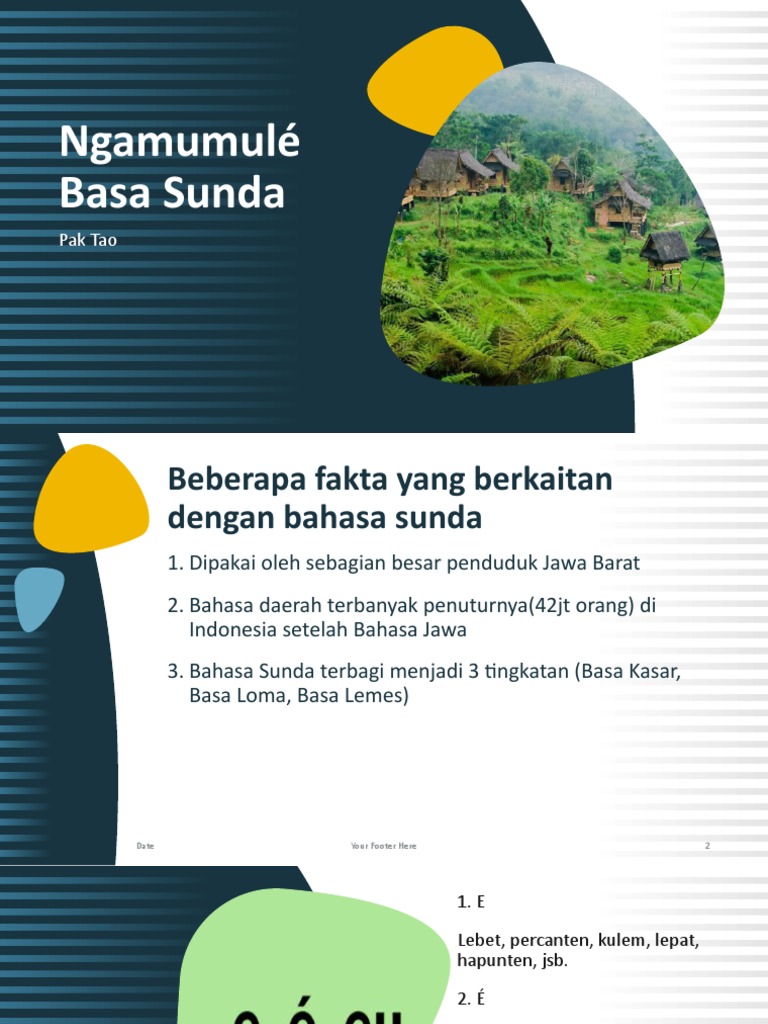 Ngamumulé Basa Sunda | PDF
