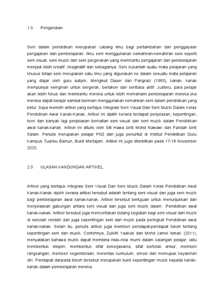 Ulasan Kritis SDP | PDF