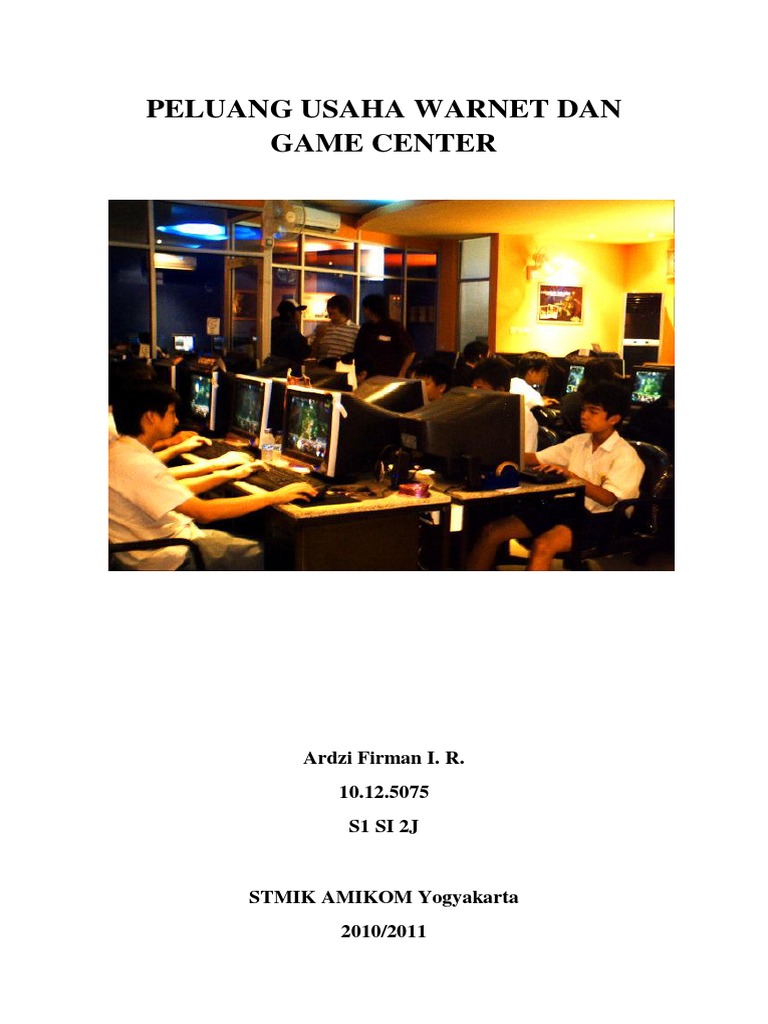 Peluang Usaha Warnet Dan Game Center | PDF | Komputer