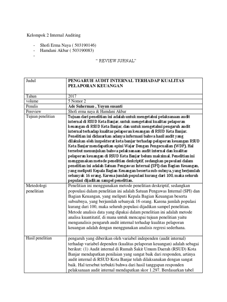 Review Jurnal Kelompok 3 | PDF