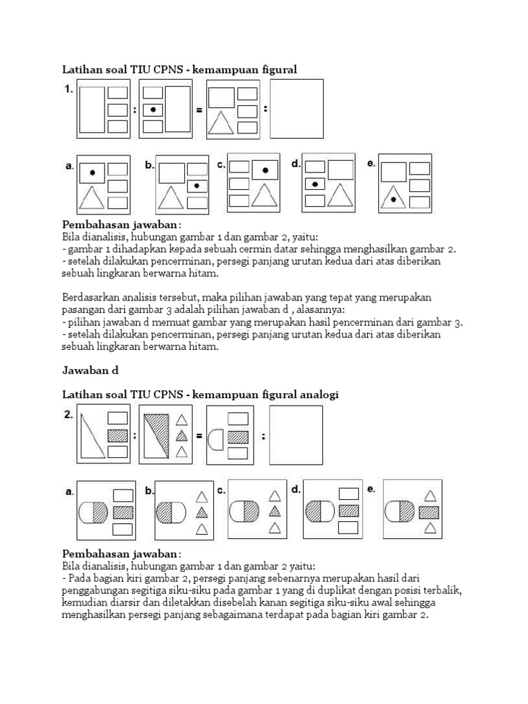 Latihan Soal TIU CPNS | PDF | Metode & Bahan Ajar