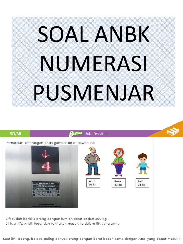 Pembahasan Soal Numerasi Anbk Pusmenjar | PDF