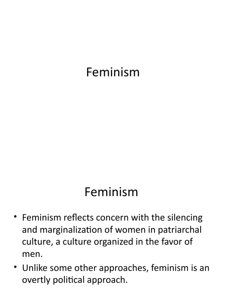 2.1 Feminism and Feminist Literary Criticism (ENGL 4620) | PDF ...