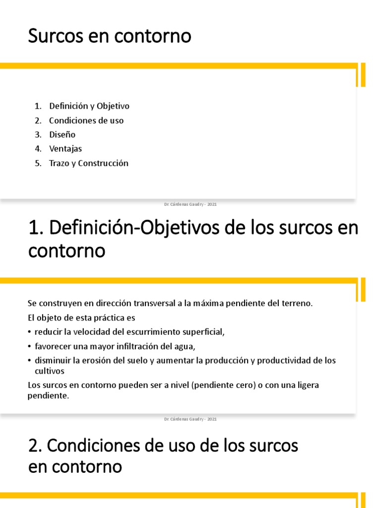 Ventajas de los Surcos en Contorno | PDF | Agricultura | Agua