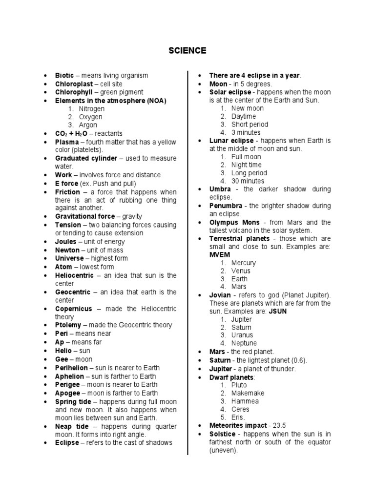 Science Let Reviewer | PDF | Ion | Rock (Geology)