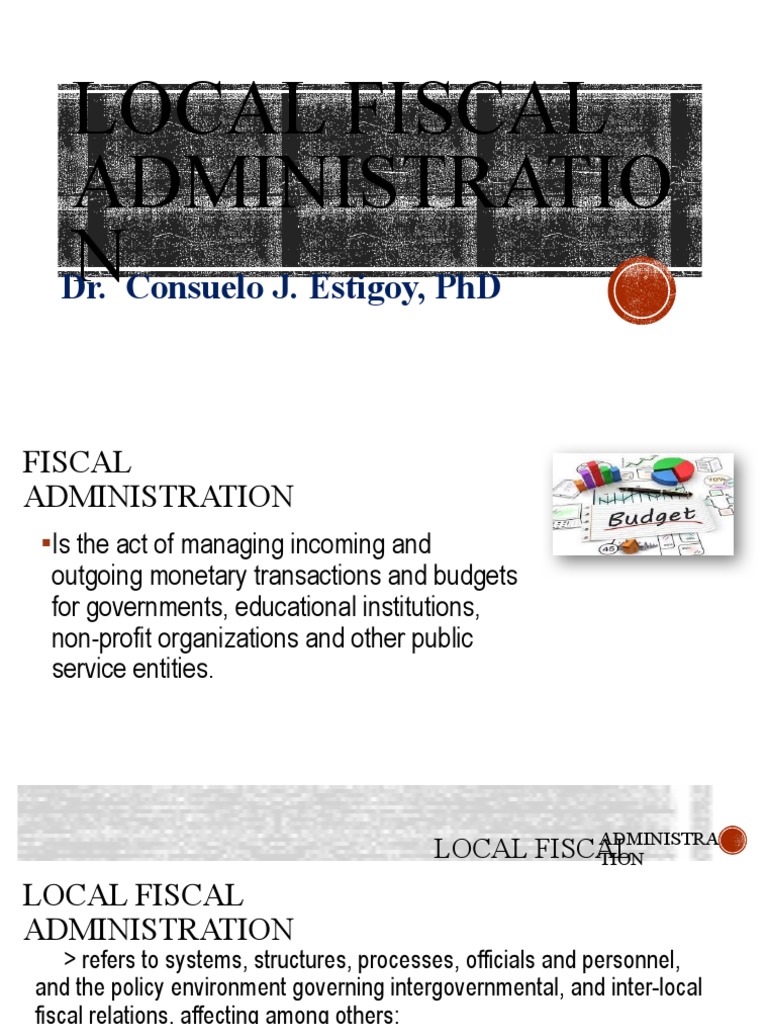Overview of Local Fiscal Administration | PDF | Metro Manila | Fiscal ...