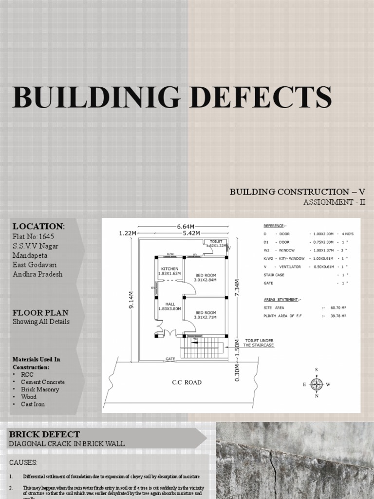 Defects in Brick Structures | PDF | Brick | Roof