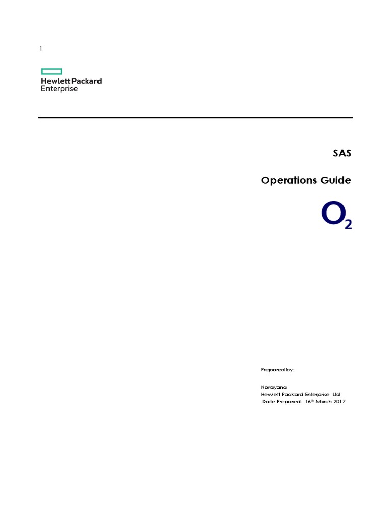 SAS Operations Guide v1 | PDF | Sas (Software) | Login