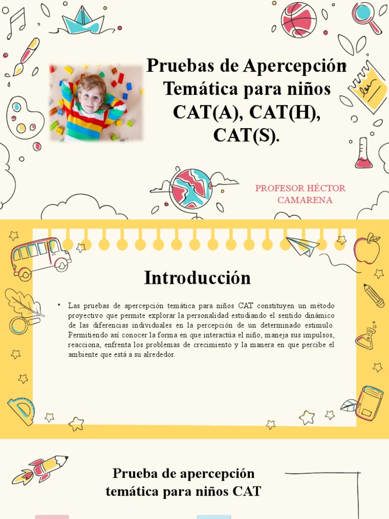 Pruebas de Apercepción Temática para Niños CAT | PDF | Percepción ...