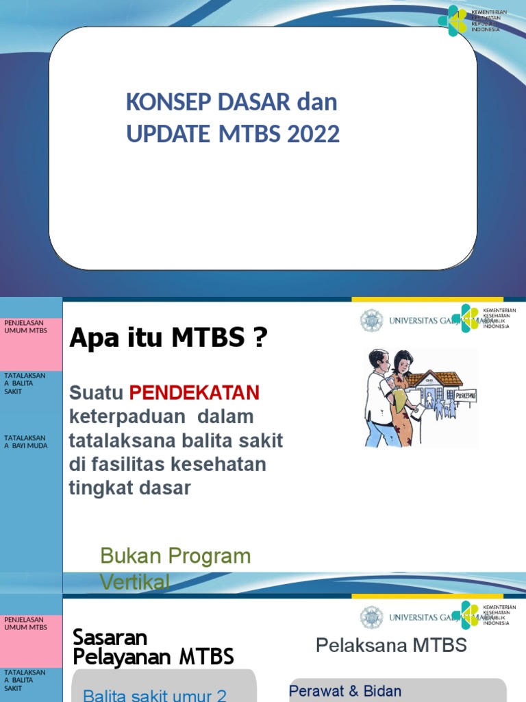 Konsep Dasar Dan Update MTBS 2022 | PDF