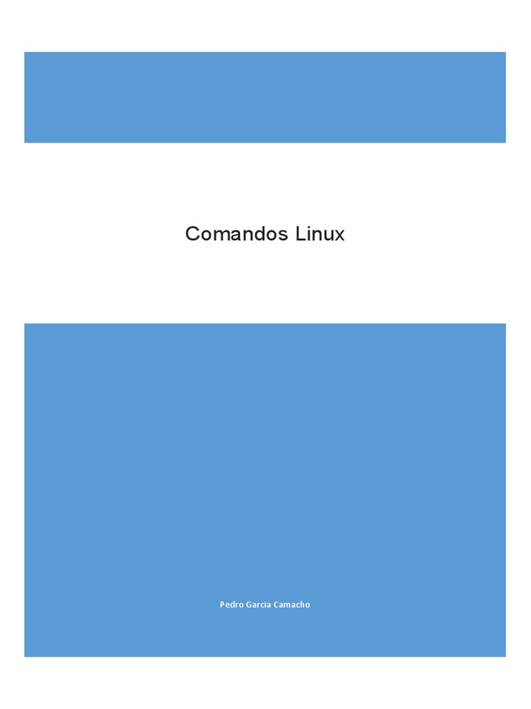 Comandos Linux | PDF | Archivo de computadora | Directorio (Computación)