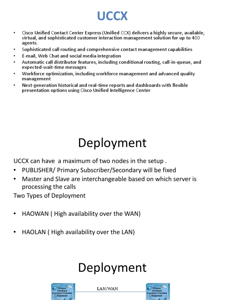 UCCX Overview | PDF | Representational State Transfer | Internet & Web
