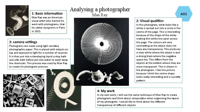Man Ray's Photogram Techniques Explained | PDF | Electromagnetic ...