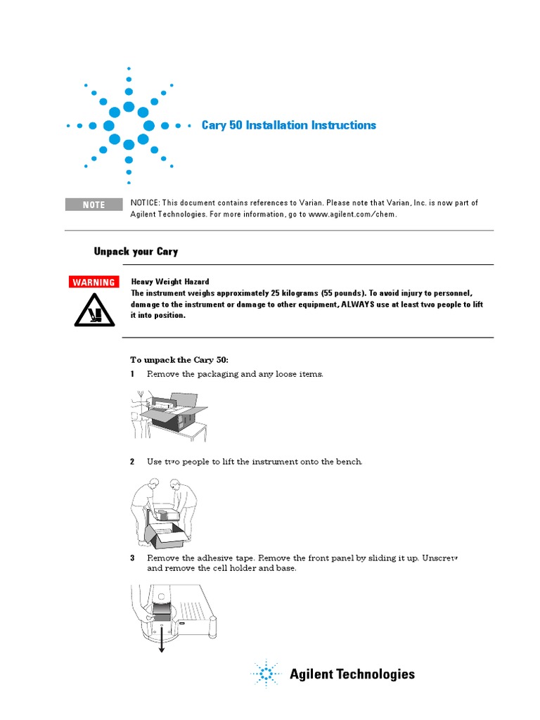 Cary 50 Installation Instructions | PDF | Electrical Connector | Device ...