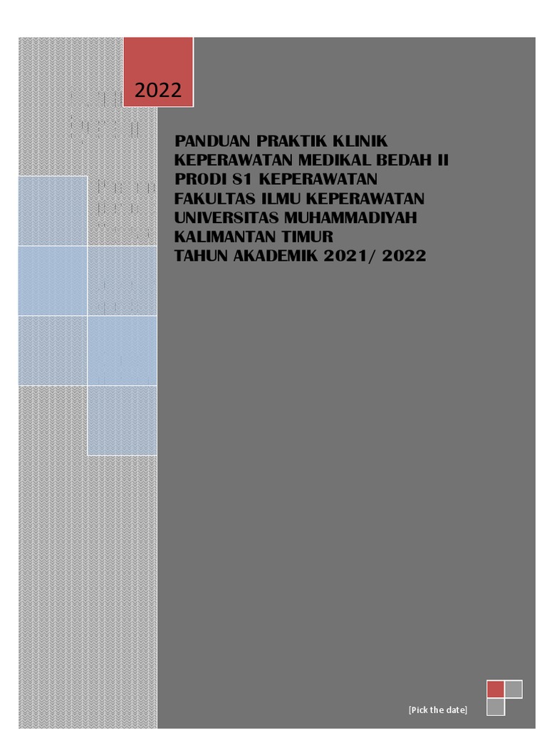 Panduan Praktik KMB II S1 Kep SM 4 TA 2122 | PDF | Pengembangan Diri | Kesehatan Holistik