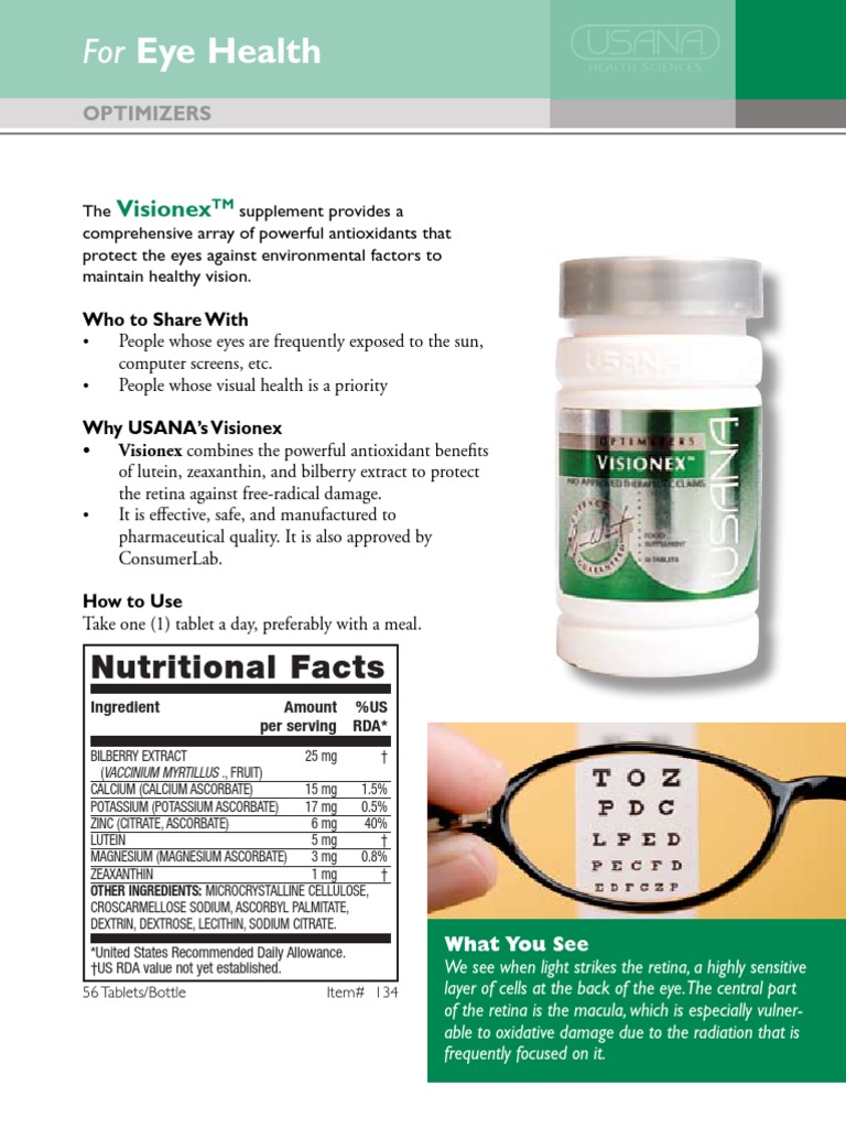 Eye Health Supplement Guide | PDF