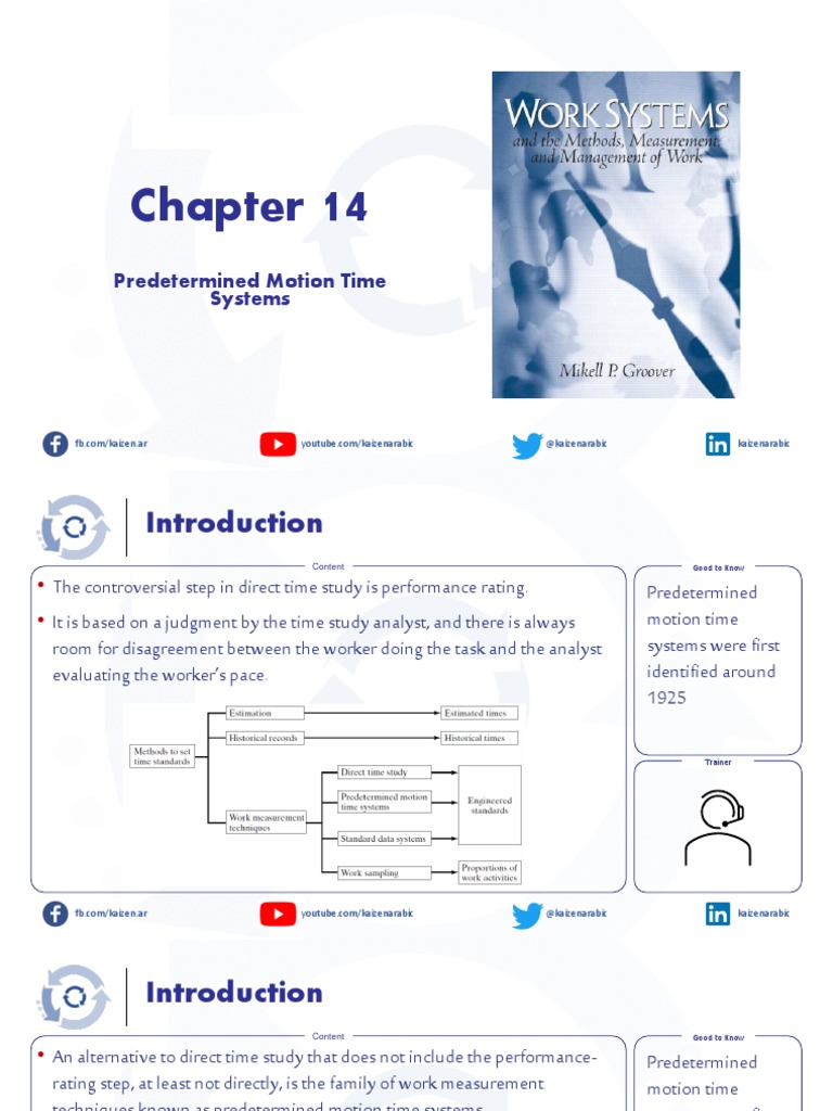 14 Predetermined Motion Time Systems - 1 | PDF | Applied Mathematics ...