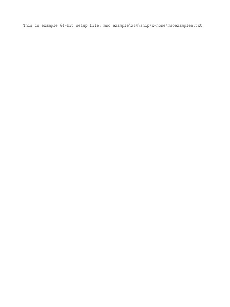 Mso Example Setup File A | PDF