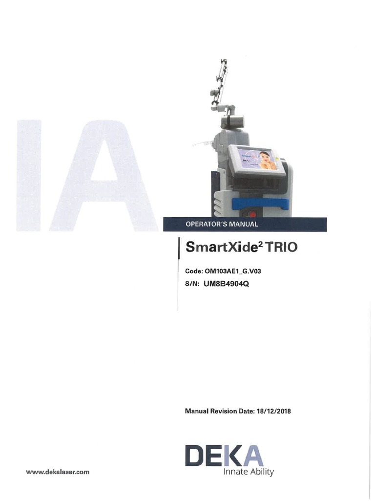 Deka CO2 Trio Manual | PDF