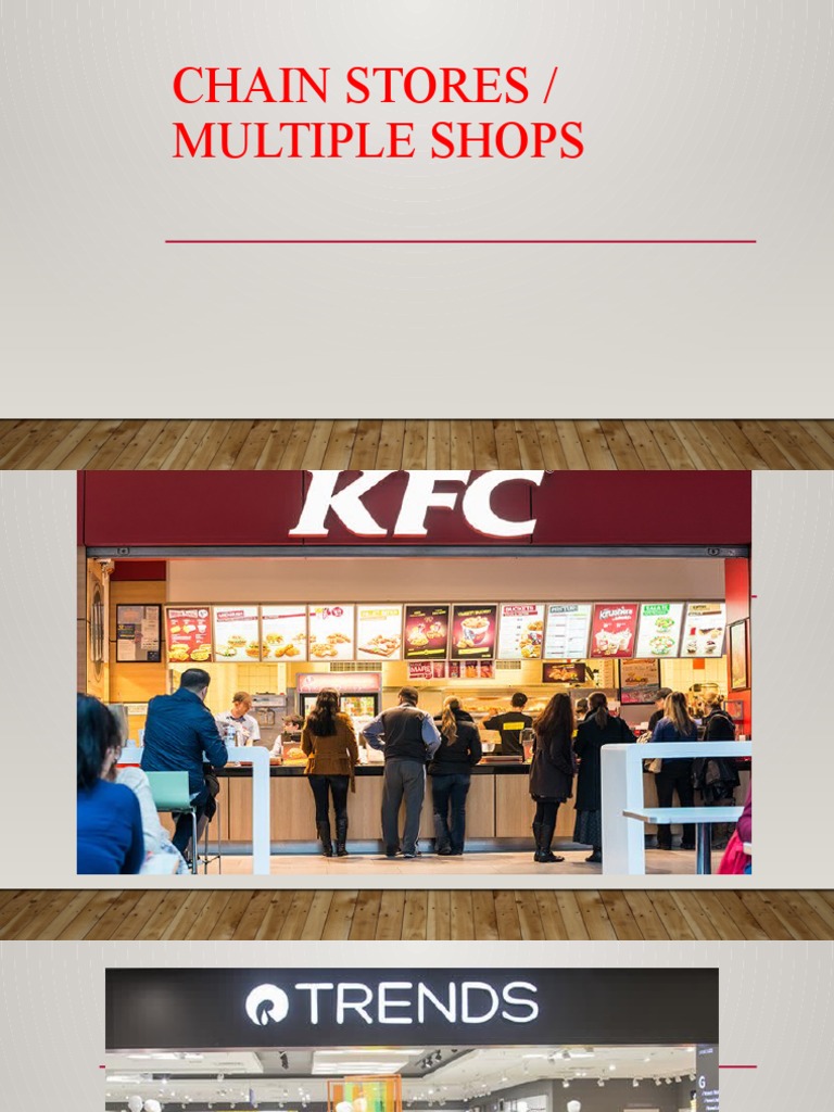 Chain Stores / Multiple Shops | PDF