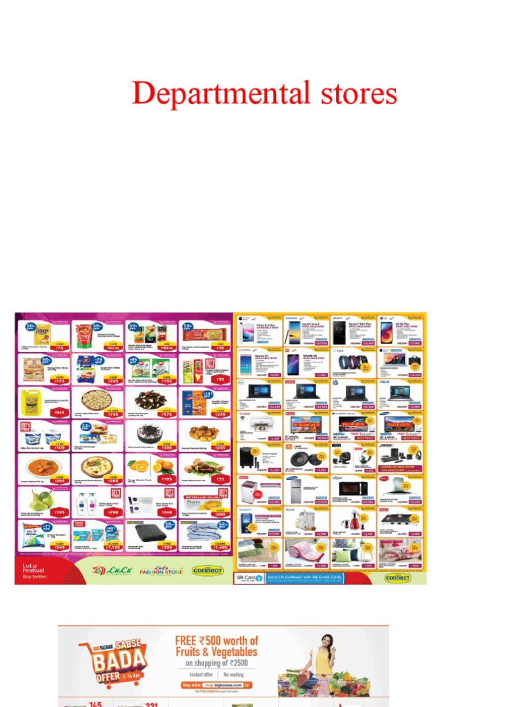 Departmental Stores | PDF