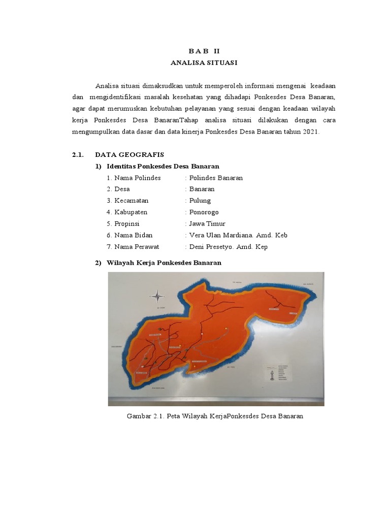 Analisa Kesehatan Desa Banaran Ponorogo | PDF