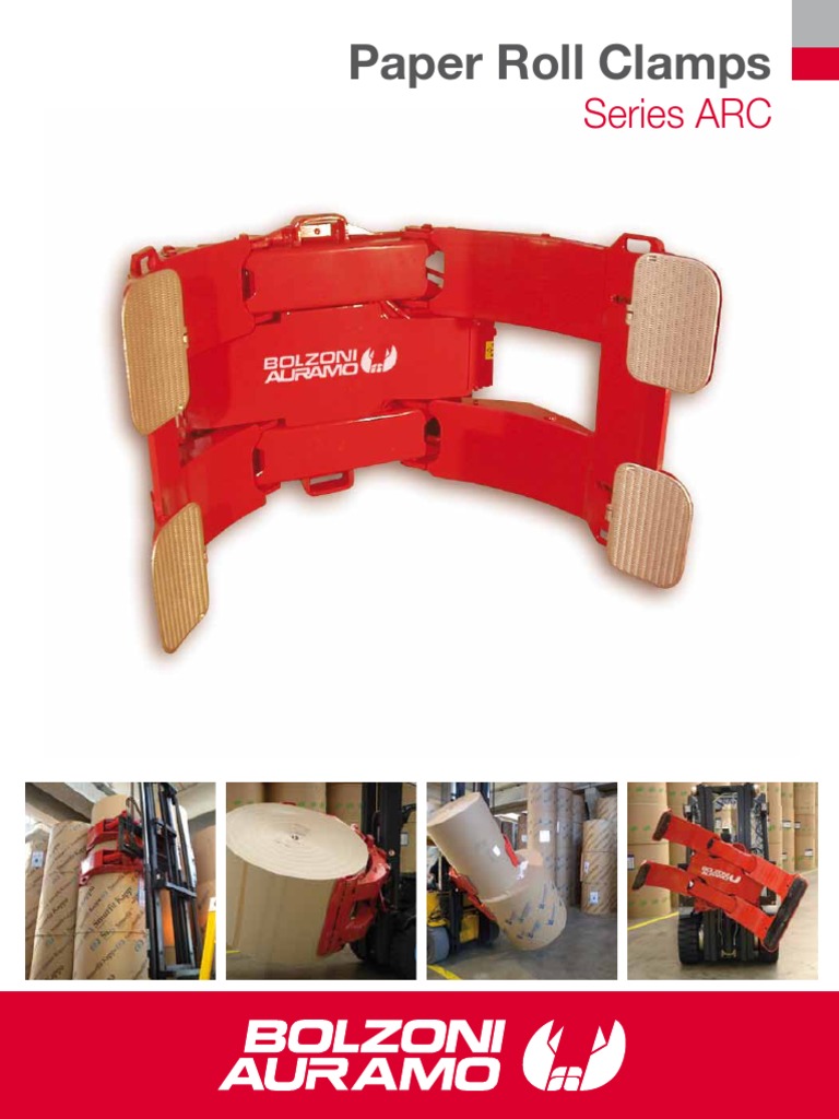Paper Roll Clamps: Series ARC | PDF | Valve | Elevator
