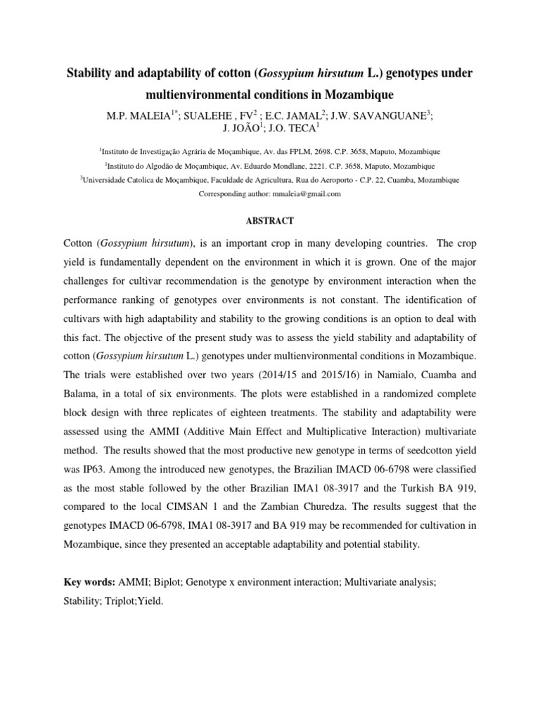 MALEIA at Al Full PAPER SEACF 18 FREI | PDF | Analysis Of Variance ...
