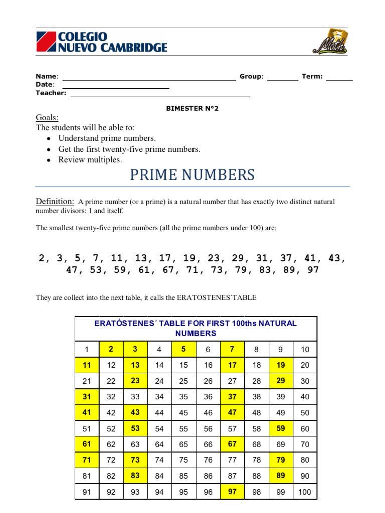 Guide (Prime Numbers) | PDF | Home & Garden | Art