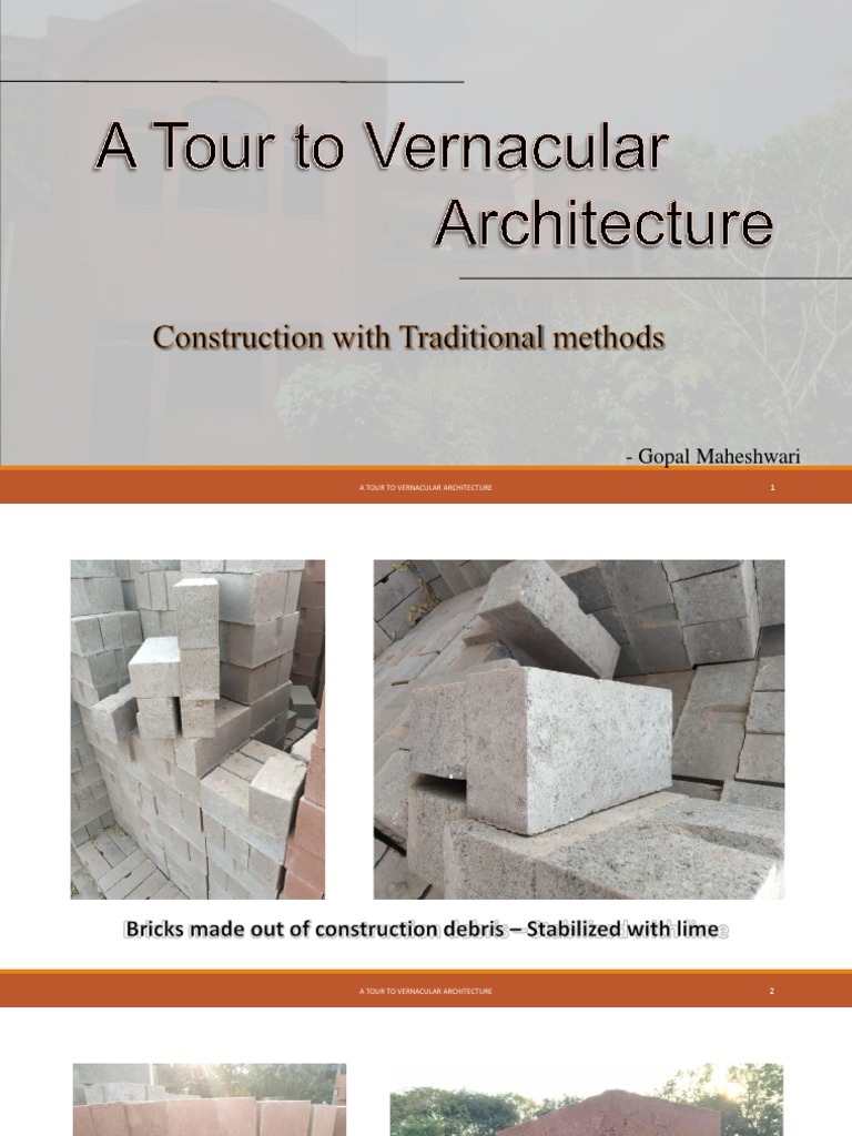 Gopal - Traditional Methods of Construction | PDF | Social Science ...