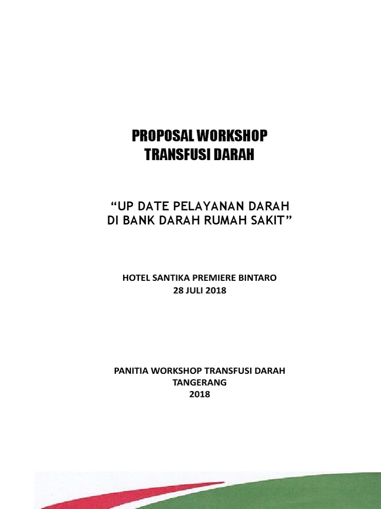 Proposal Workshop BDRS | PDF