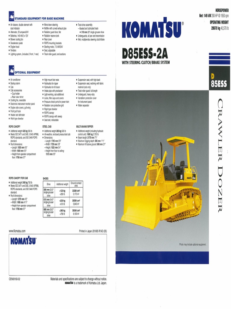 D85ESS | PDF