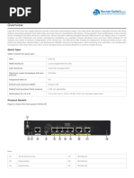 c1111 4p Datasheet | PDF | Computer Network | Router (Computing)