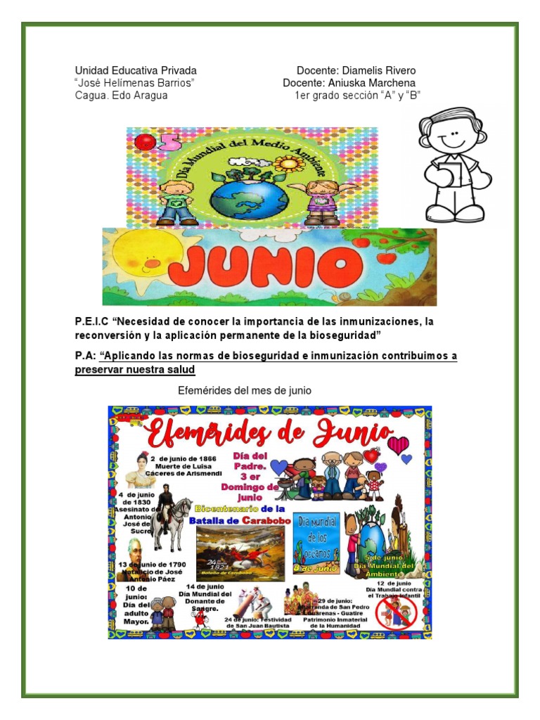 Semana # 1 Mes de Junio | PDF