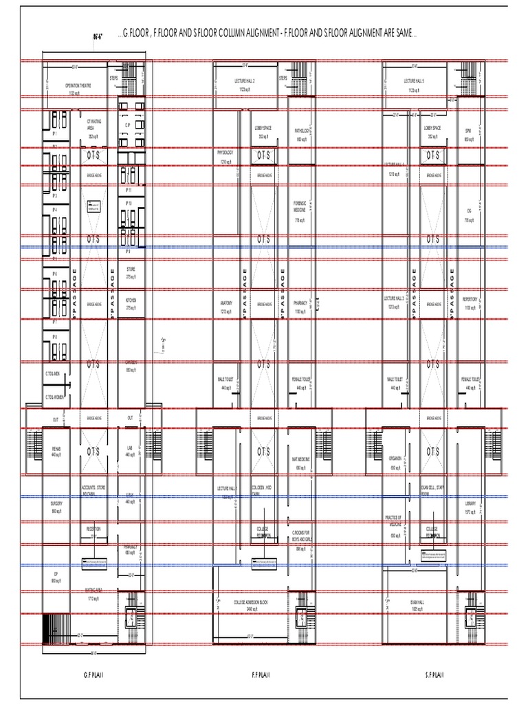 Column and Beam Alignment-Homeopathy Hospital | PDF | Medicine | Health ...