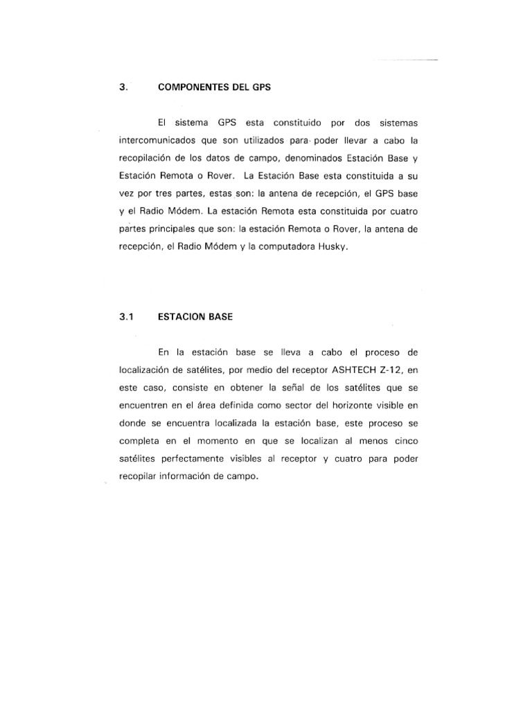 PARTES Del Gps Diferencial | PDF