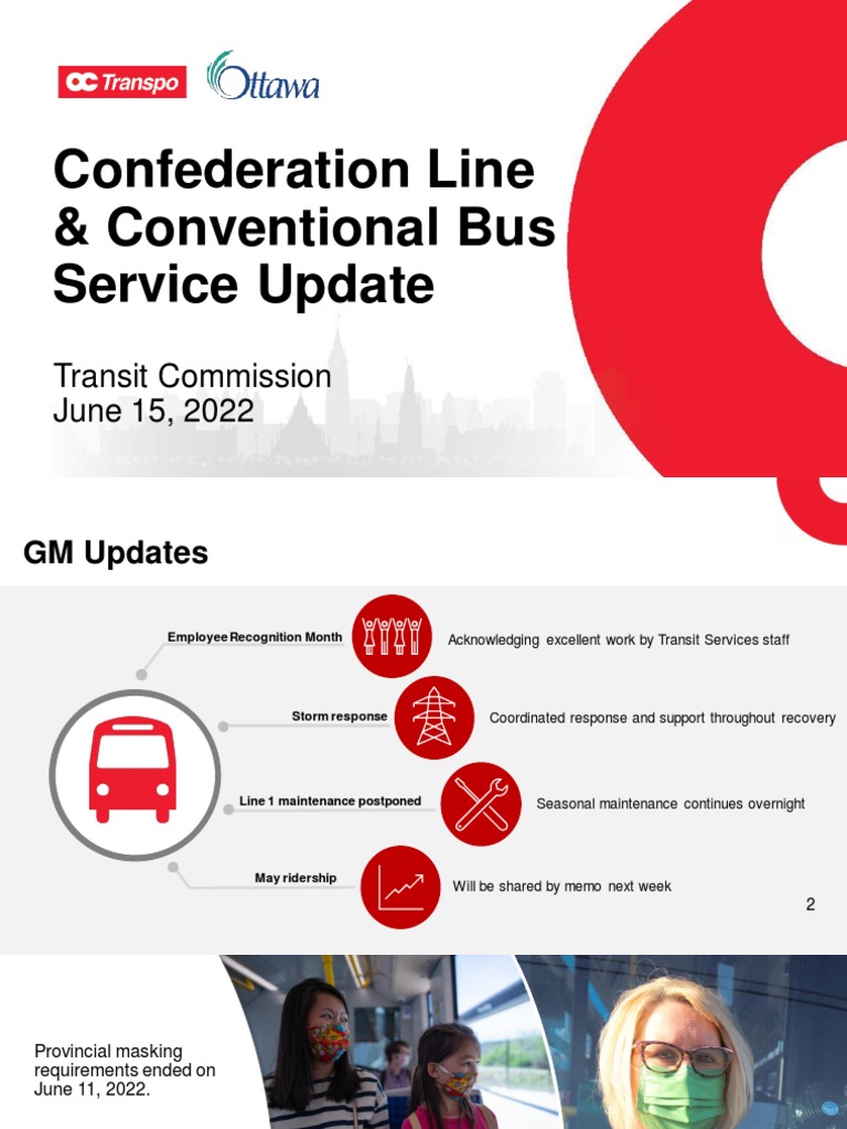 Confederation Line & Conventional Bus Service Update: Transit ...