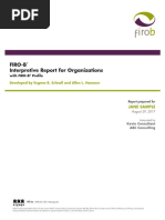 FIRO B Interpretation Manual | PDF | Behavior | Leadership