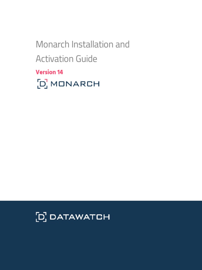 Monarch 15 Installation and Activation Guide | PDF | Installation ...