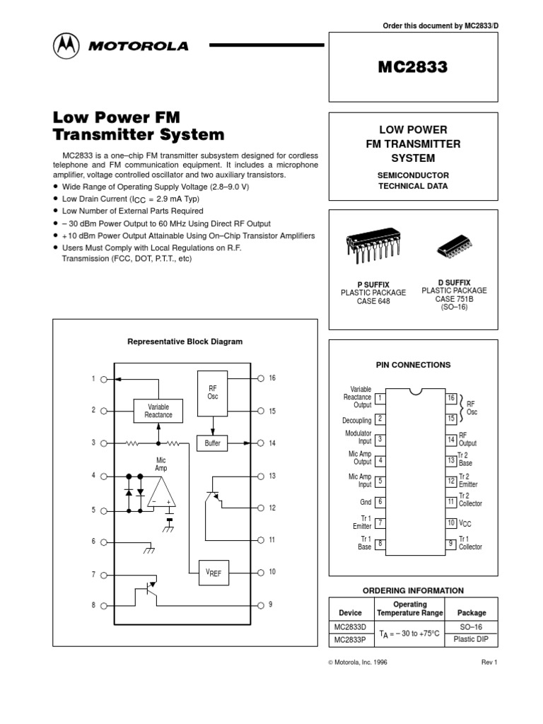 Ic FM | PDF | Amplifier | Transistor