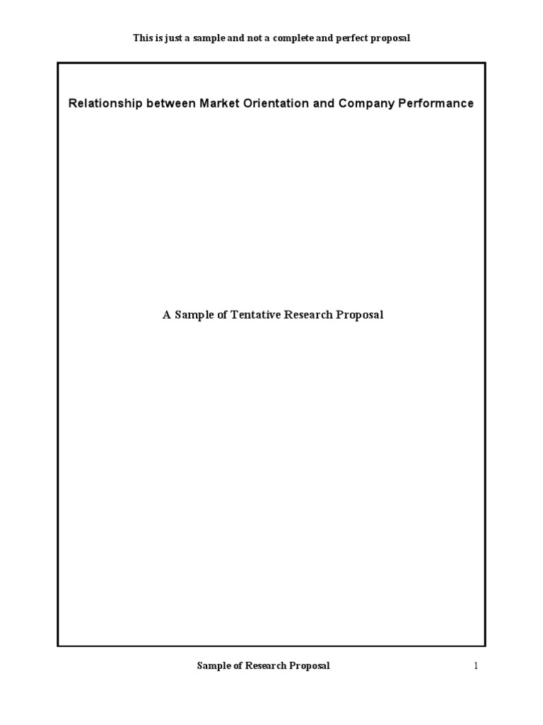 Sample Research Proposal - Dinesh Samarasinghe | PDF | Banks ...