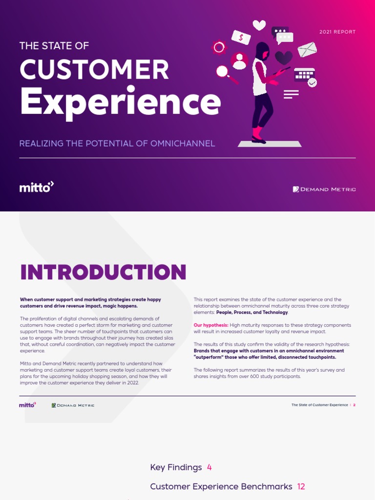 The State of Customer Experience Omnichannel Report | PDF | Customer ...