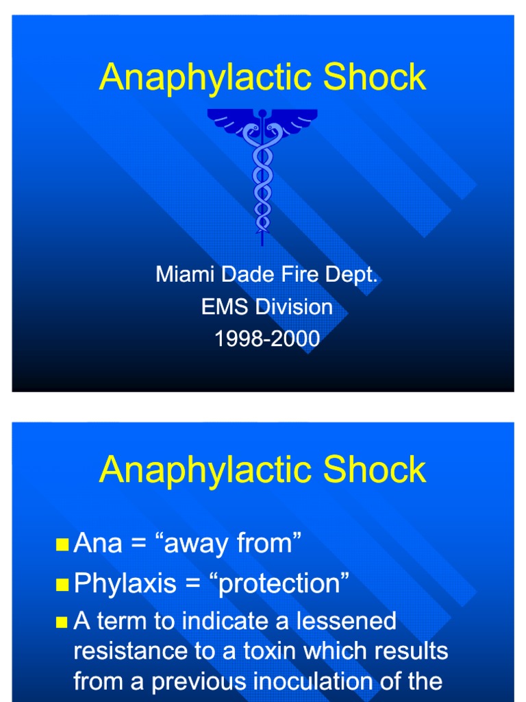 Anaphylactic Shock | PDF | Allergy | Shock (Circulatory)