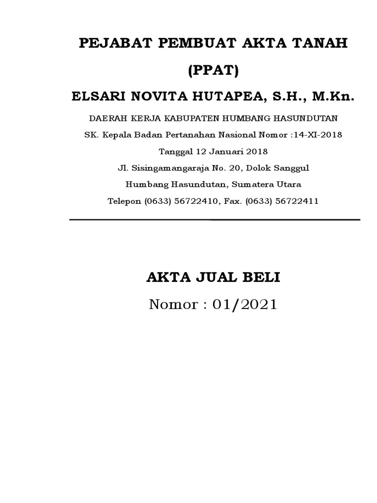AJB Nomor 01 | PDF