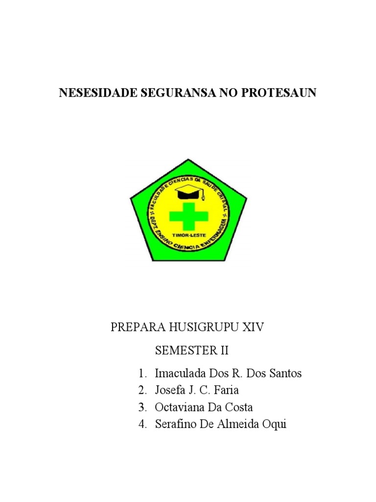 Seguransa No Protesaun | PDF