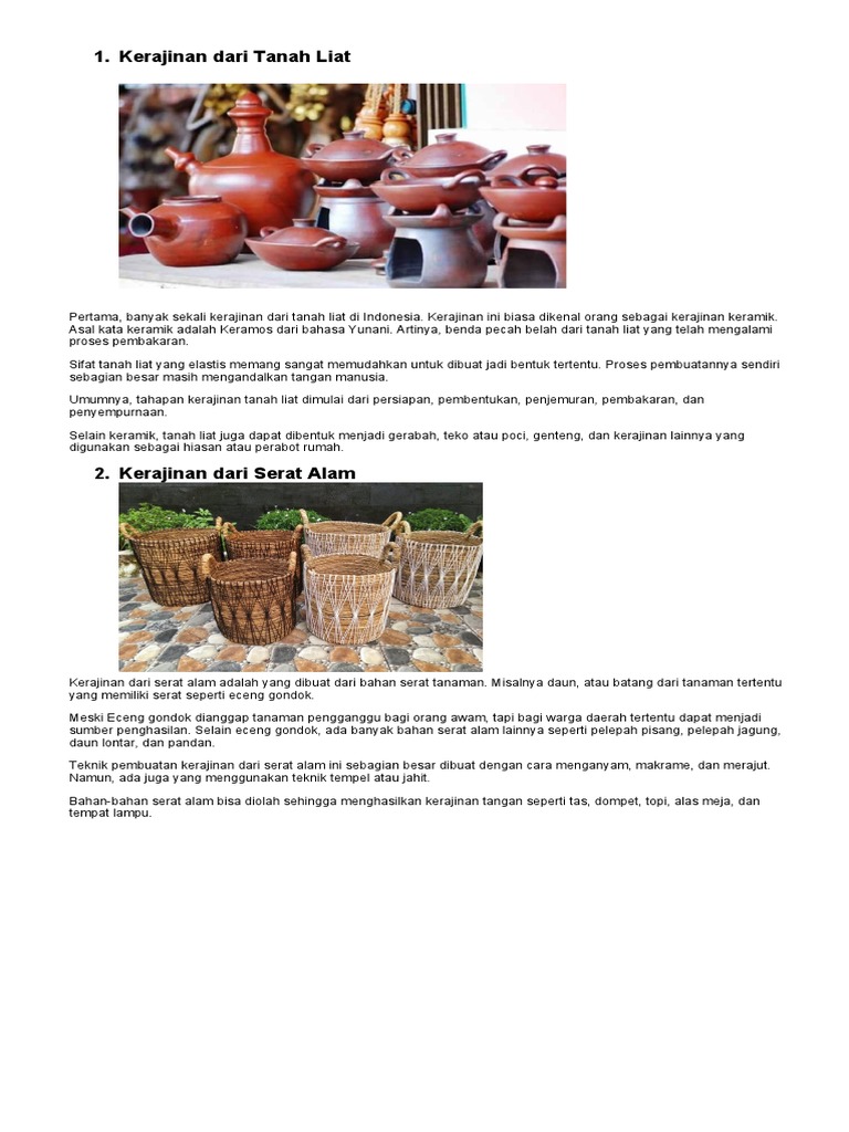 5 Macam Bahan Alam Dan Buatan | PDF