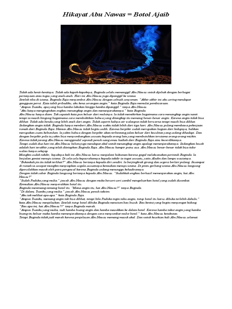 CERITA Hikayat | PDF | Klasik