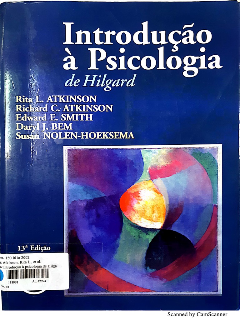 Introdução à Psicologia: Atkinson e Hilgard | PDF